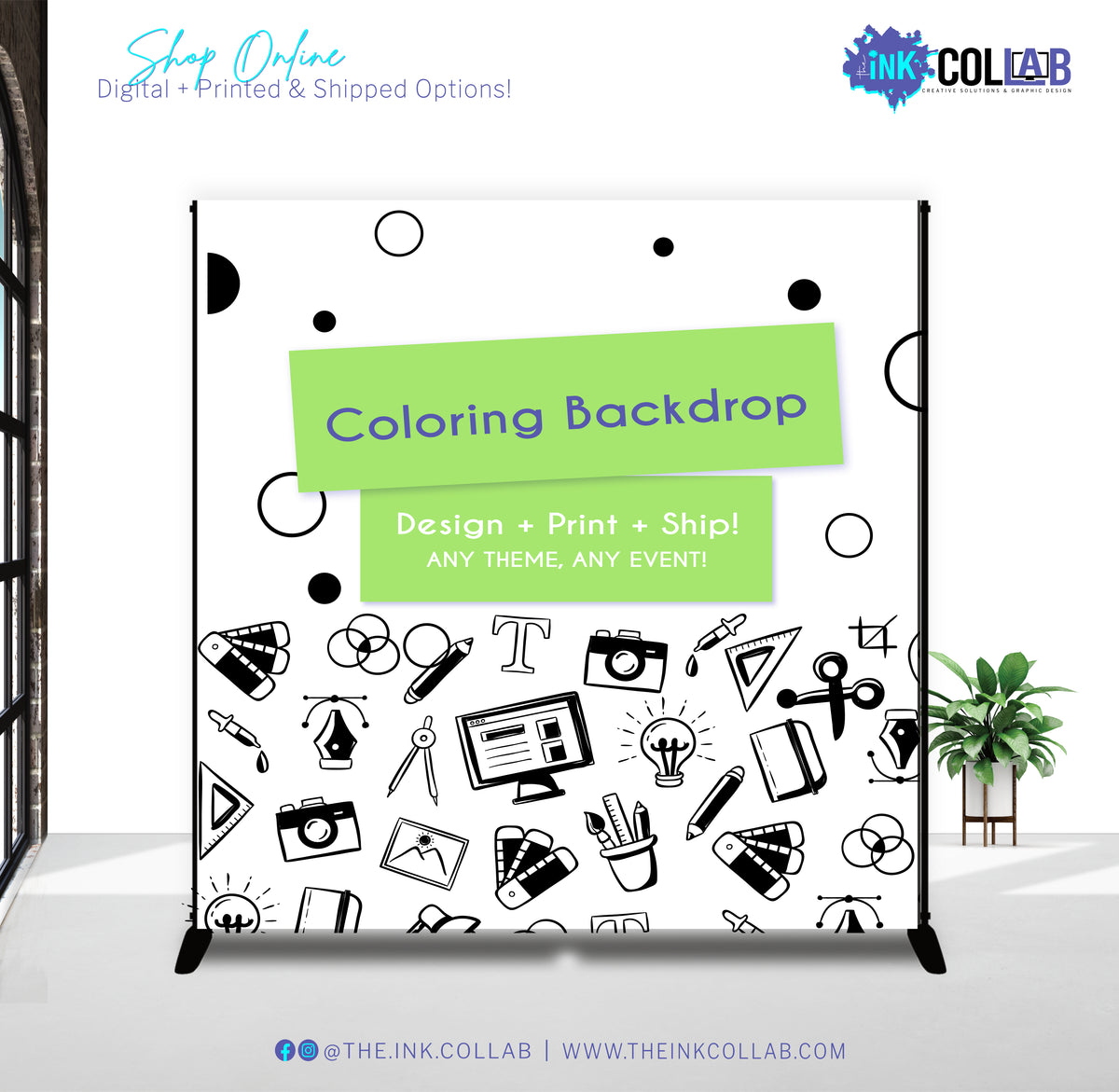 Coloring Backdrop – theinkcollab
