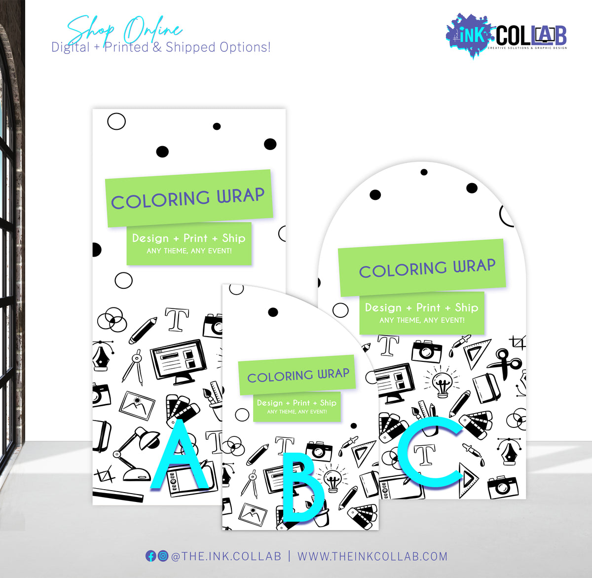 Coloring Panel/Wall Wrap – theinkcollab