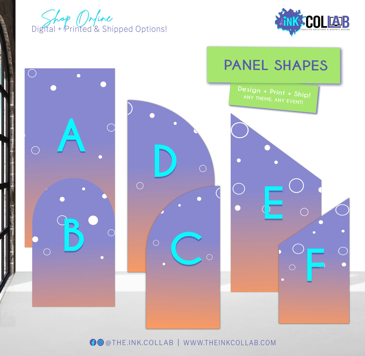 Chiara, Arch, Contour Walls – theinkcollab